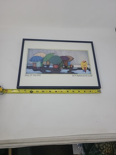 Smile At The Rain Poster Print By Beth Hendrickson Logan Framed | eBay