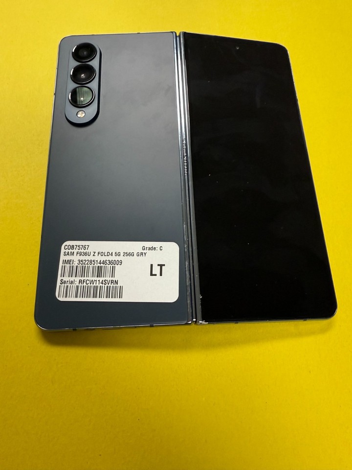 Samsung Galaxy Z Fold 4 - 256GB - GrayGreen (Unlocked) Bad Screen ...