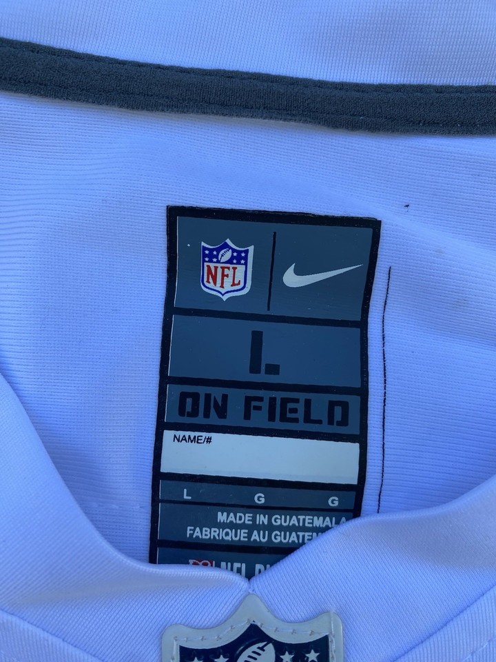 Pittsburgh Steelers Jersey Mens Medium White NFL Football James Conner ...