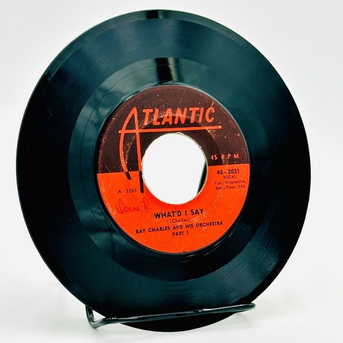 Ray Charles – What'd I Say Pt. 1/Pt. 2 1959 Atlantic – 45-2031 7" 45 ...