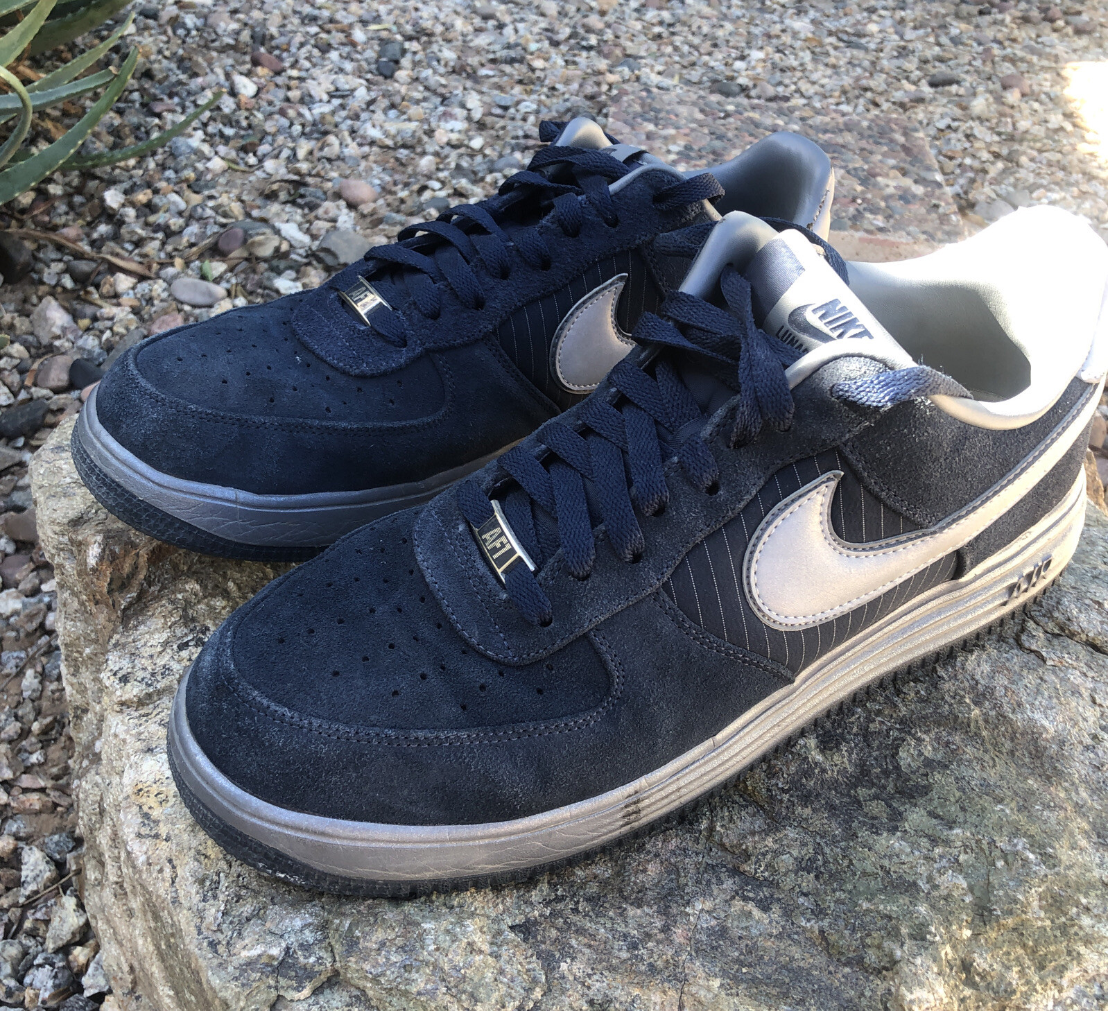 NIKE AIR FORCE 1 AF1 Lunar City 'City Pack' Blue Silv… - Gem