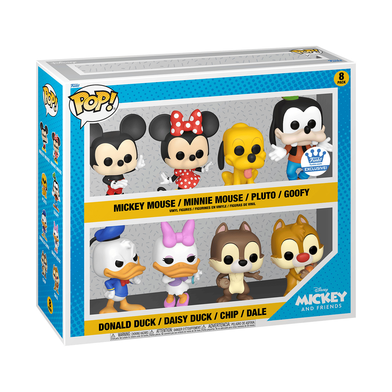 Funko Pop! Vinyl: Disney - Mickey Mouse / Minnie Mouse / Pluto / Goofy ...
