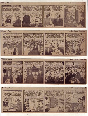 Mickey Finn by Lank Leonard - 24 daily comic strips - Complete February ...