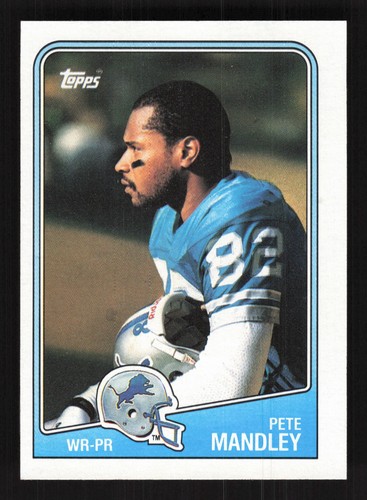 1988 Topps Pete Mandley #376 Detroit Lions | eBay
