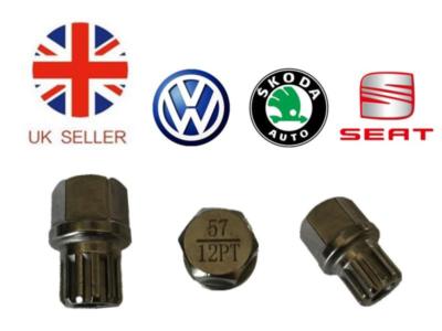 Vw Seat Skoda Locking Wheel Nut Key No.57 with 12 Flat splines | eBay UK