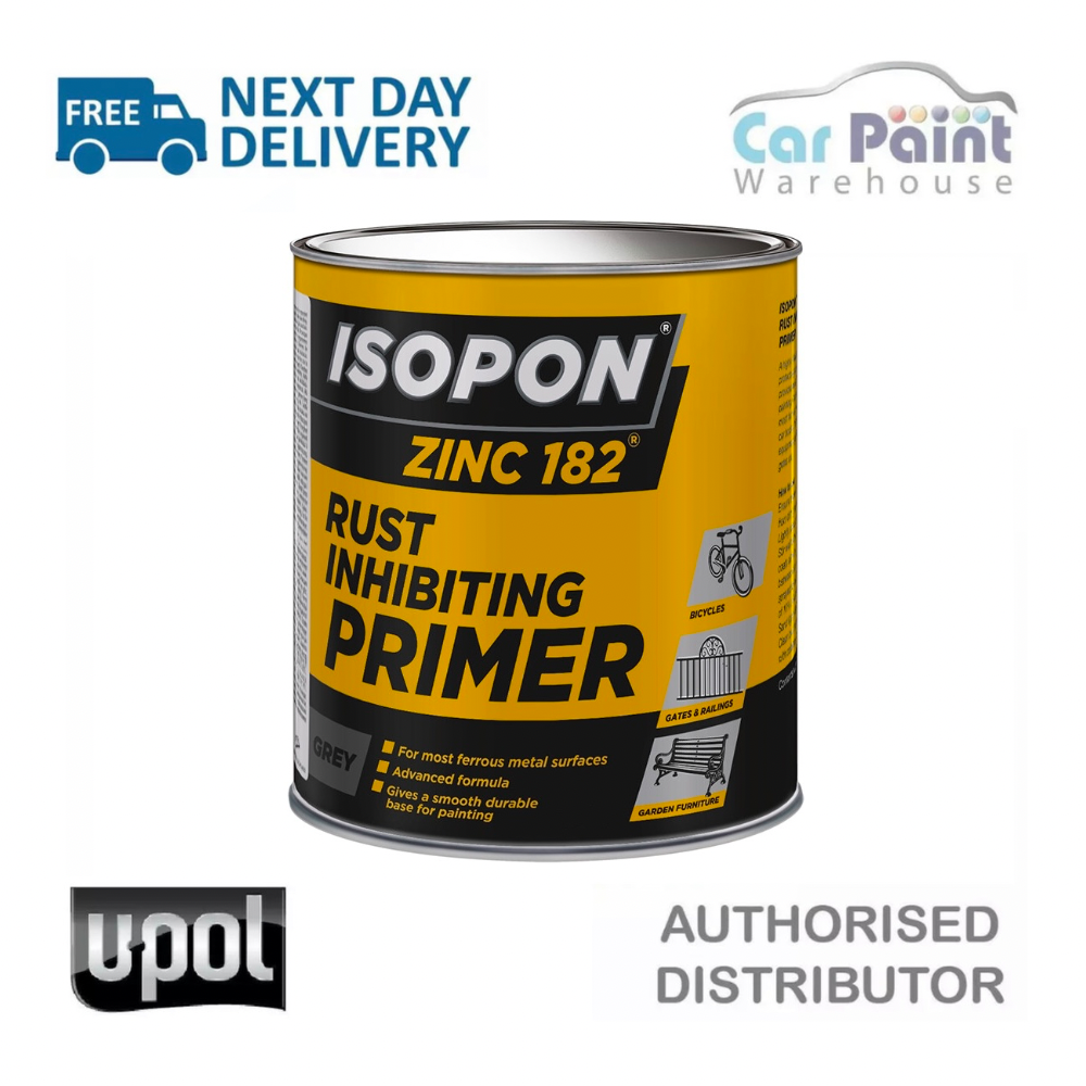 U-POL / DAVIDS ISOPON ZINC 182 Rust Inhibiting Primer 1k 2.5L Z182/2.5 ...