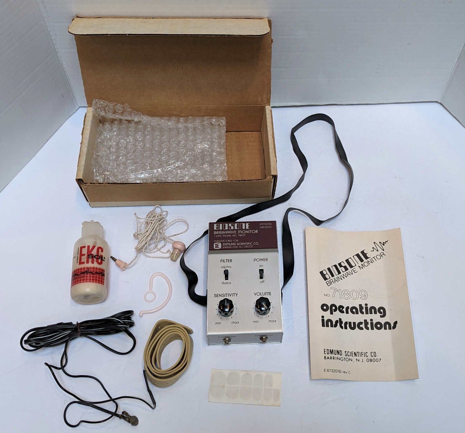 Vintage Edmund Scientific 'Biosone' Brainwave Monitor No. 71809 (SUPER ...