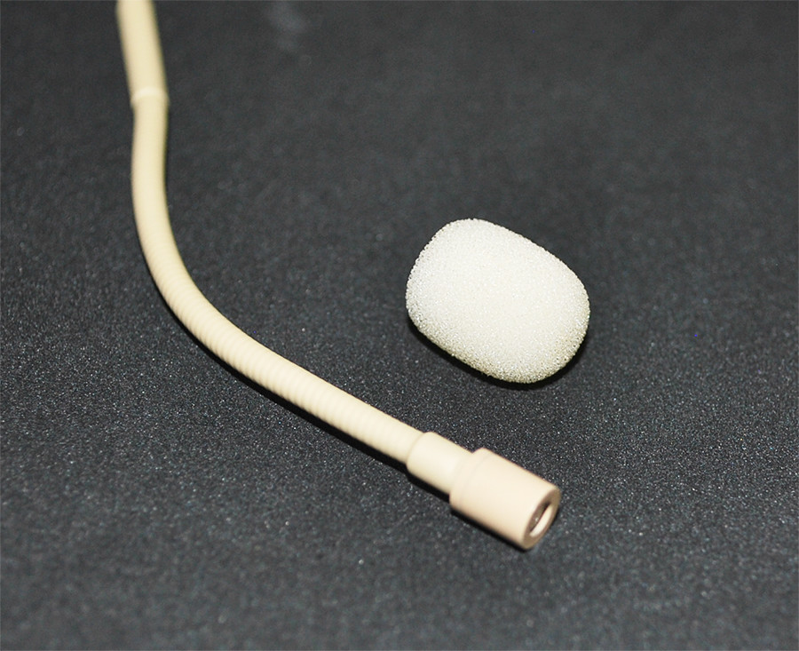 Foldable Earhook Headset Mic Headworn Microphone for Sennheiser ...
