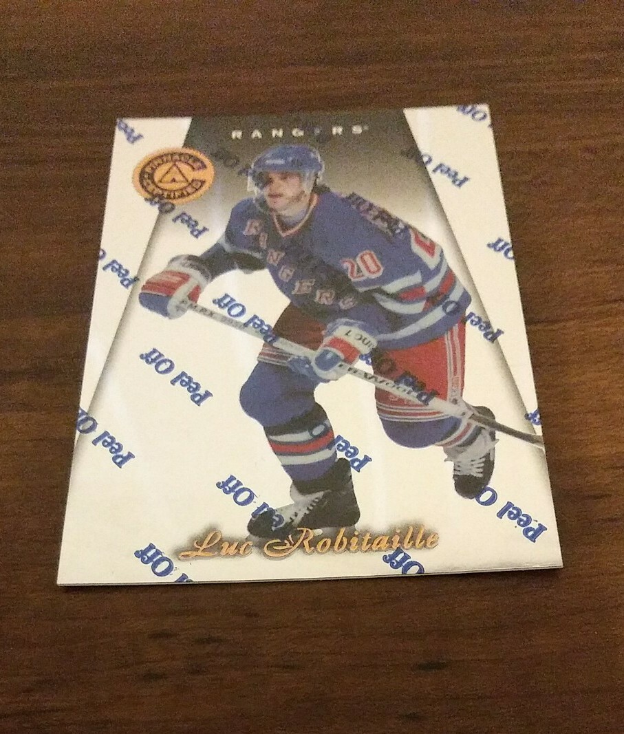 LUC ROBITAILLE 1997-98 Pinnacle Certified Hockey Card #92 New York ...