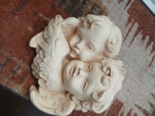 Victorian Ceramic Cherubs Wall Plaque | eBay