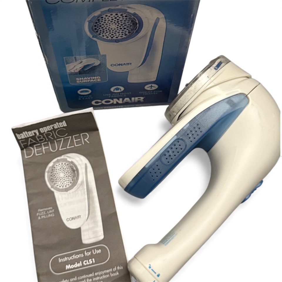 NEW ~ Conair Fabric clothing Shaver Fuzz Remover, Lint Remover, Battery ...