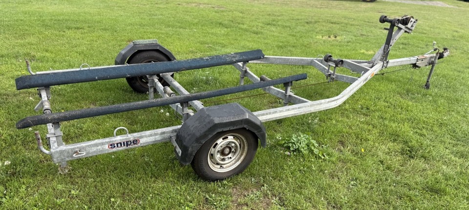 Snipe Single Axle Bunked Boat Trailer Serviced | eBay UK
