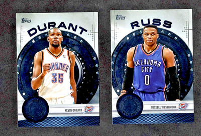 Russell Westbrook & Kevin Durant - OKC Thunder - 2025 Topps MVP VAULT ...