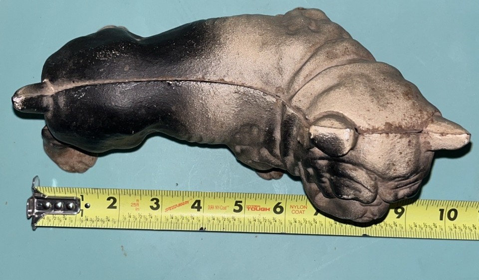Vintage Antique Cast Iron - English Bulldog Dog Door Stop 1930’s Hubley ...