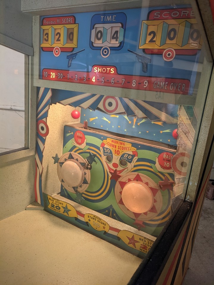 Rare 1961 Midway Deluxe Shooting Gallery Arcade Game [Works, All ...