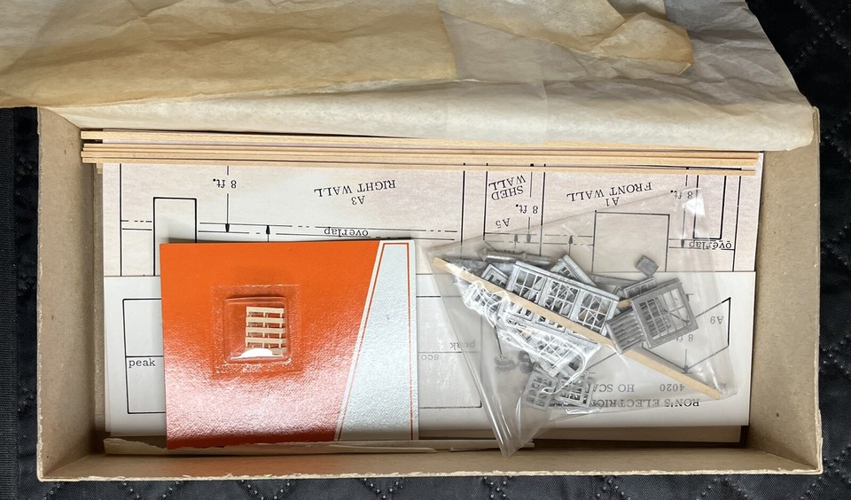VINTAGE SEQUOIA #4020 RON'S ELECTRIC SUPPY BUILDING KIT NIB UNSTARTED ...