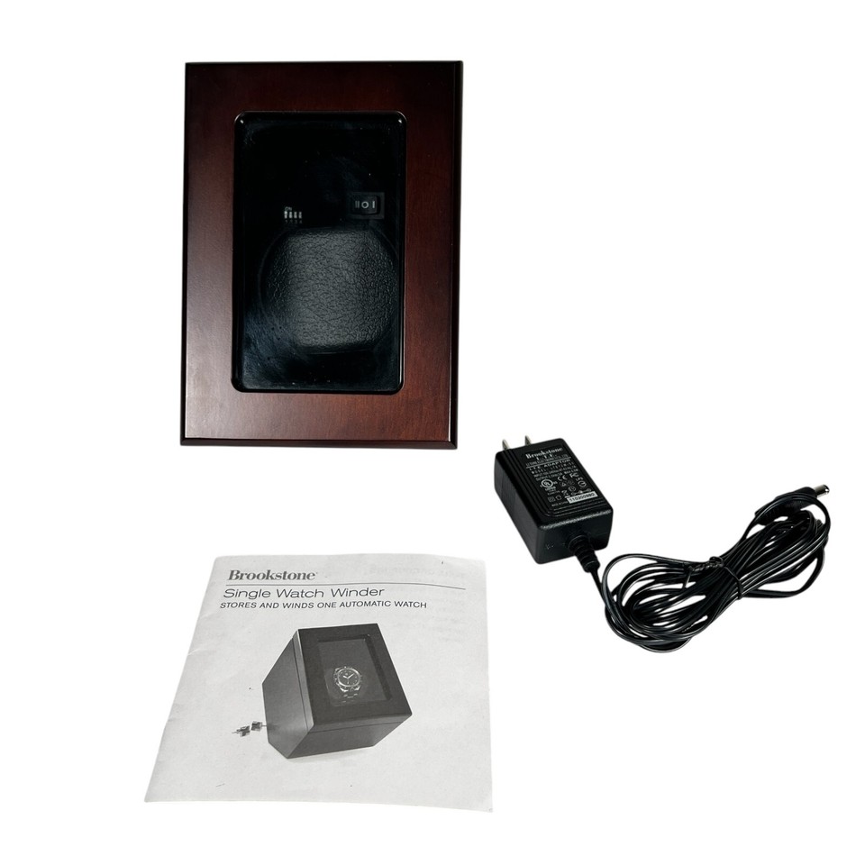 Brookstone Electric Automatic Single Watch Winder with Cord ...