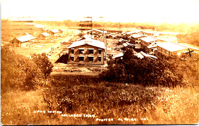 1917 Camp Funston View Fort Riley Junction City Kansas KS RPPC Photo ...
