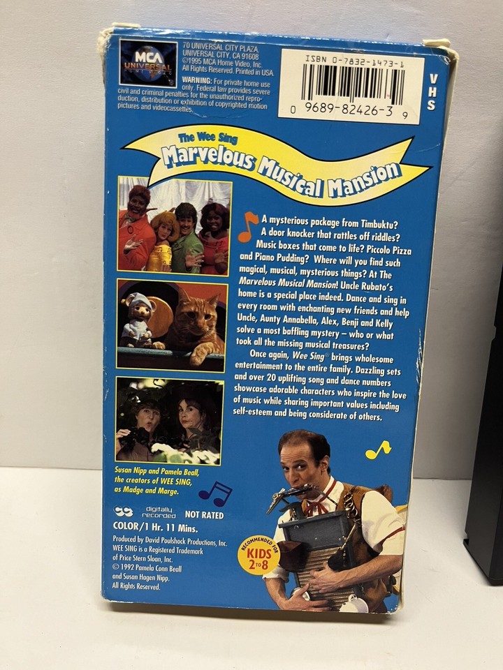 Wee Sing - In The Marvelous Musical Mansion (VHS, 1995) 96898242639| eBay