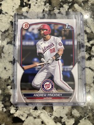 Andrew Pinckney 2023 Bowman Draft 1st Bowman Card BD-40 Washington ...