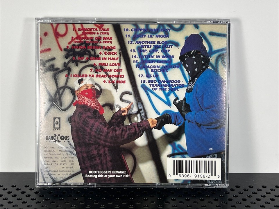 Bloods & Crips Bangin On Wax (First Pressing ) CD RARE Gangsta G-Funk ...