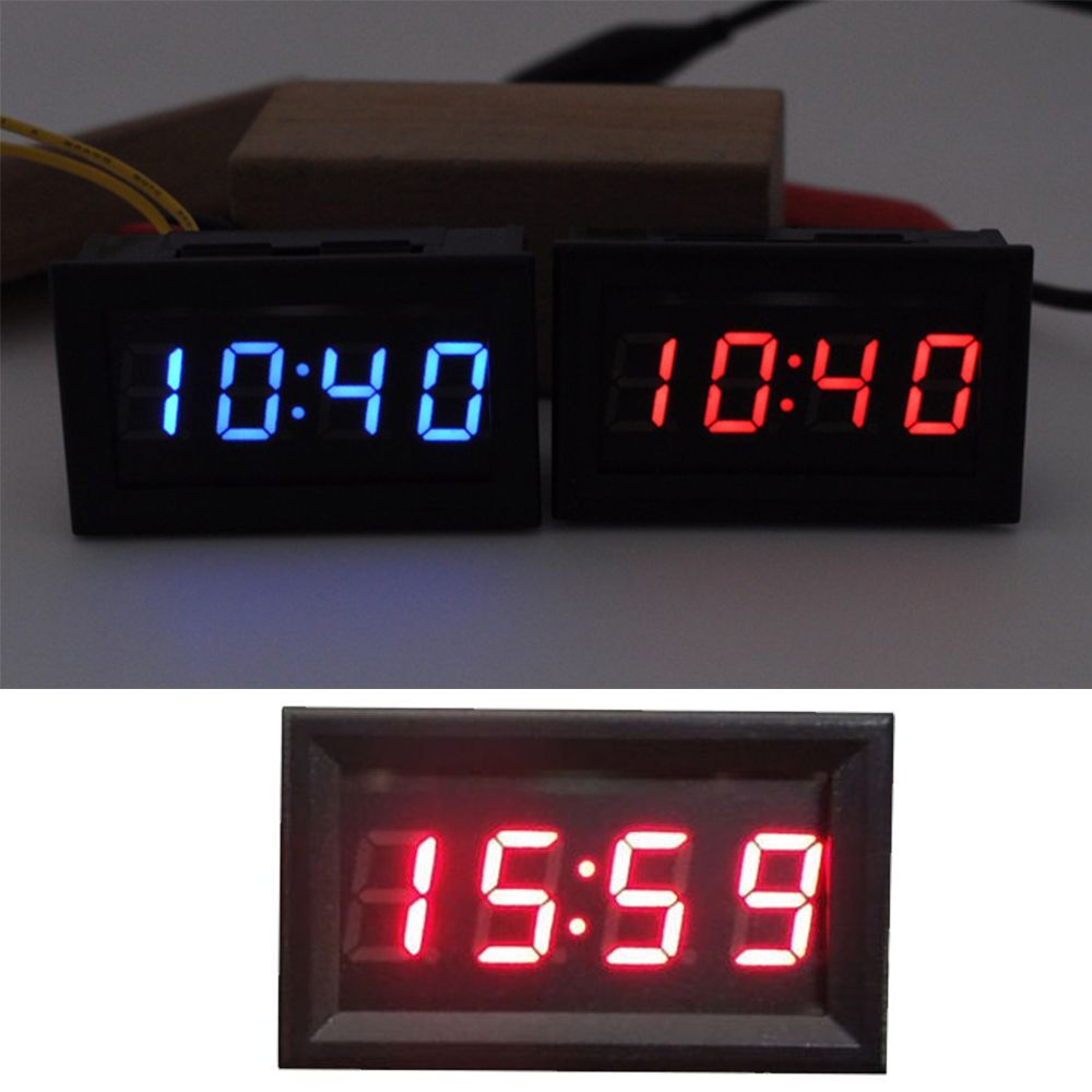 Time Display Modified DIY Dashboard Motorcycle LED Display Car Clock | eBay