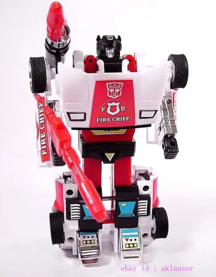 Perfect New Transformers G1 Red Alert Action Figure In Stock | eBay