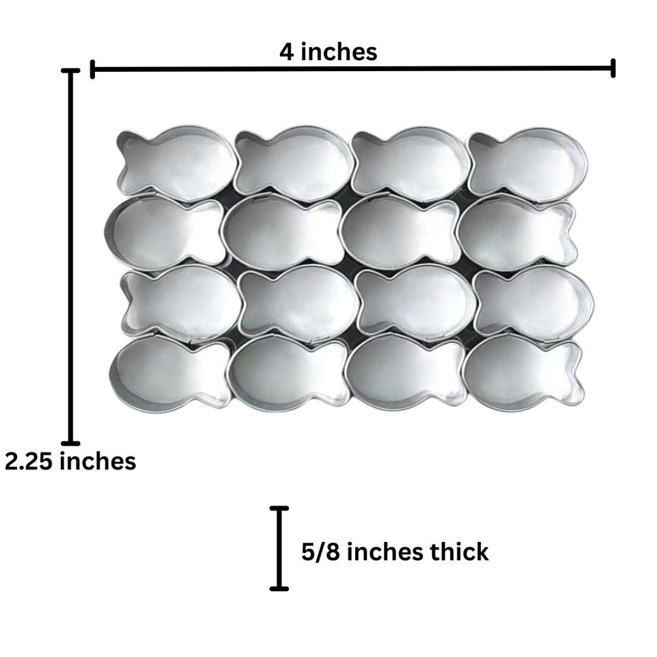 Mini Tiny Goldfish Fish Cracker Cookie Cutter Mold Baked Shaped Maker ...