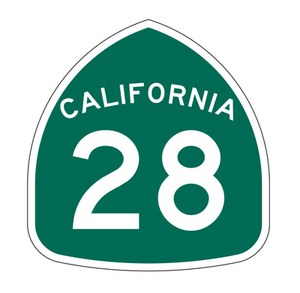 California State Route 28 Sticker Decal R1134 Highway Sign | eBay