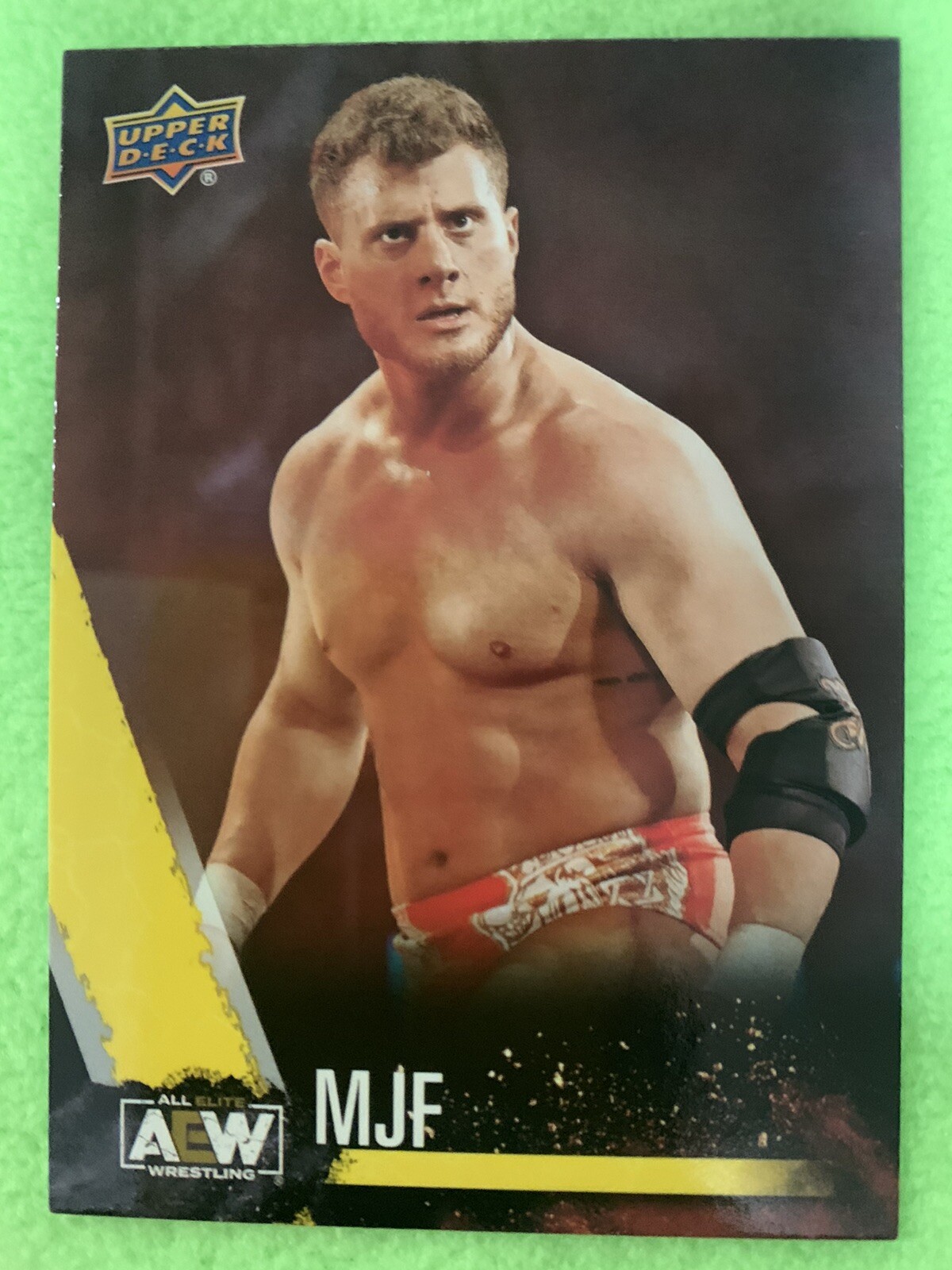 MJF AEW Upper Deck autographed card AUTO & signed 8x10 middle finger ...