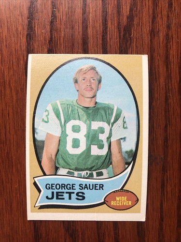 1970 Topps George Sauer #176 Jets | eBay