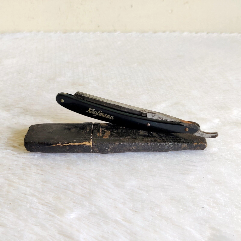 1930 Vintage Rare Kaufmann Soligen Straight Razor Original Cardboard ...