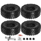 135mm Metal 2.2Inch Beadlock Wheel Rim Tire Set for 1/10 RC Crawler ...