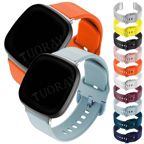 Replacement For Fitbit Versa 4/3/Sense 2 1 Silicone Sport Strap Watch ...