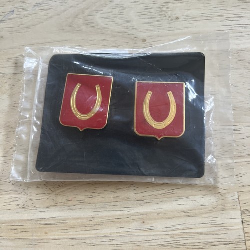 VTG 2- Military 100th Regiment Unit Crest Pin Back. New | eBay