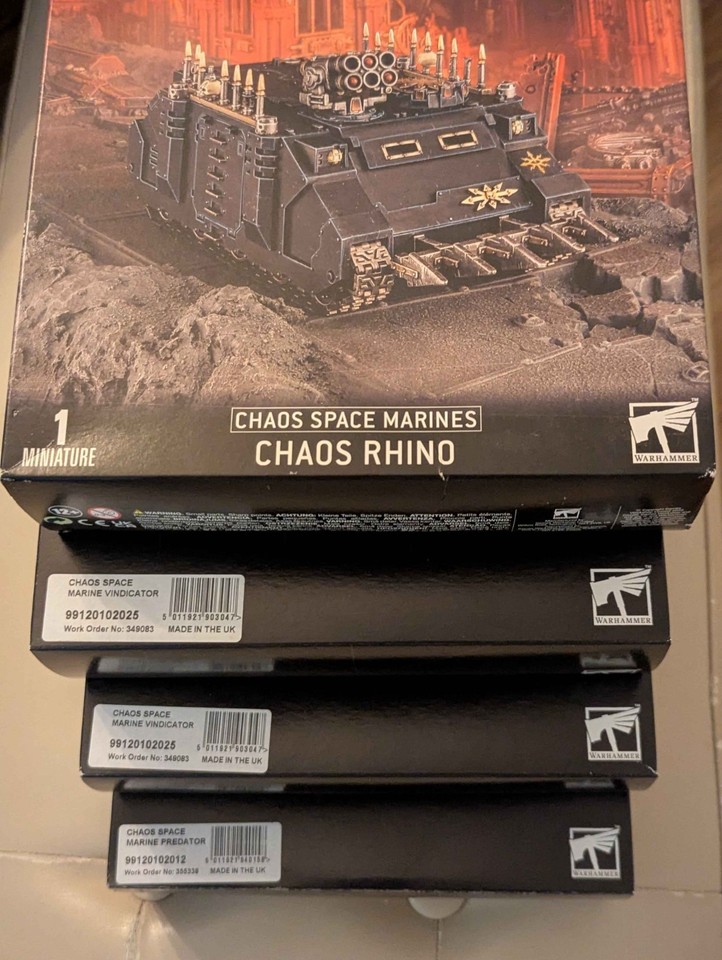 Chaos Space Marines Small Lot Warhammer 40K | eBay