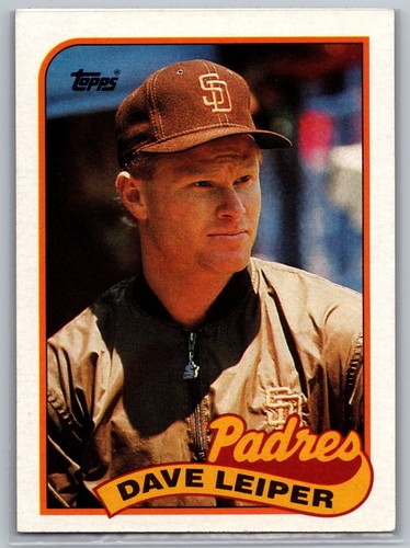 1989 Topps - #82 Dave Leiper San Diego Padres MLB Baseball Card | eBay