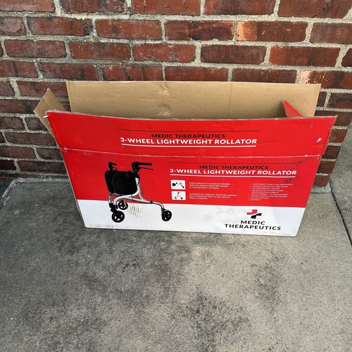 Medic Theraputics 3-Wheel Lightweight Rollator metallic misty green New ...