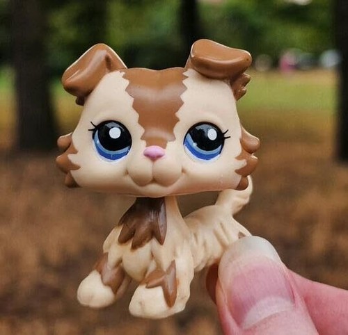 Pet Shop LPS Collie 2210 Collie Old Rare Animal Dog Who Love LPS Kids ...