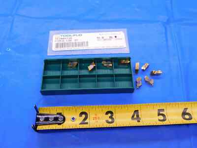 9pcs NEW TOOL-FLO FLTBP-2L 1.59P TF26077J5 GP3 TiN CARBIDE GROOVING ...