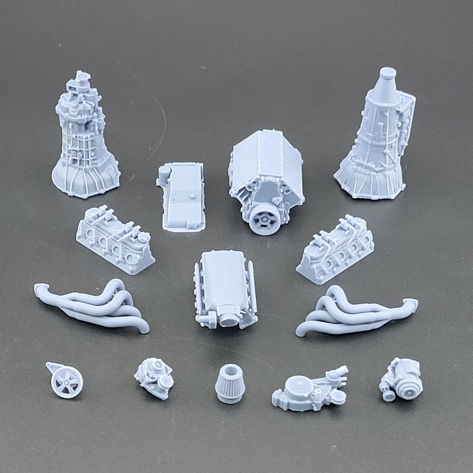 LS3 Holley EFI model engine resin 3D printed 1:24-1:8 scale | eBay