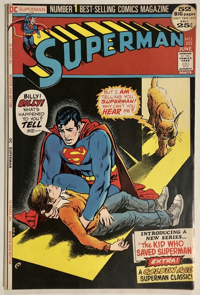 Superman #251 & #253 High Grade Set Bronze Age (1972) Marvel Comics Lot ...