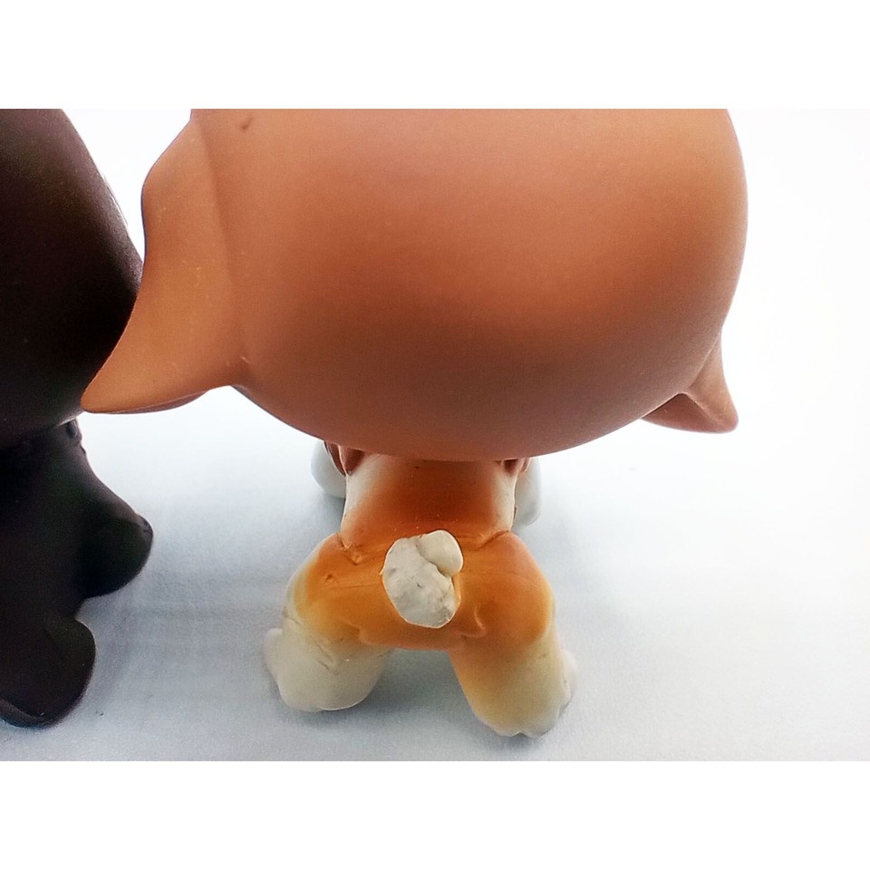 Littlest Pet Shop & Mannix Figures 228 875 Greyhound Bulldog Spaniel ...