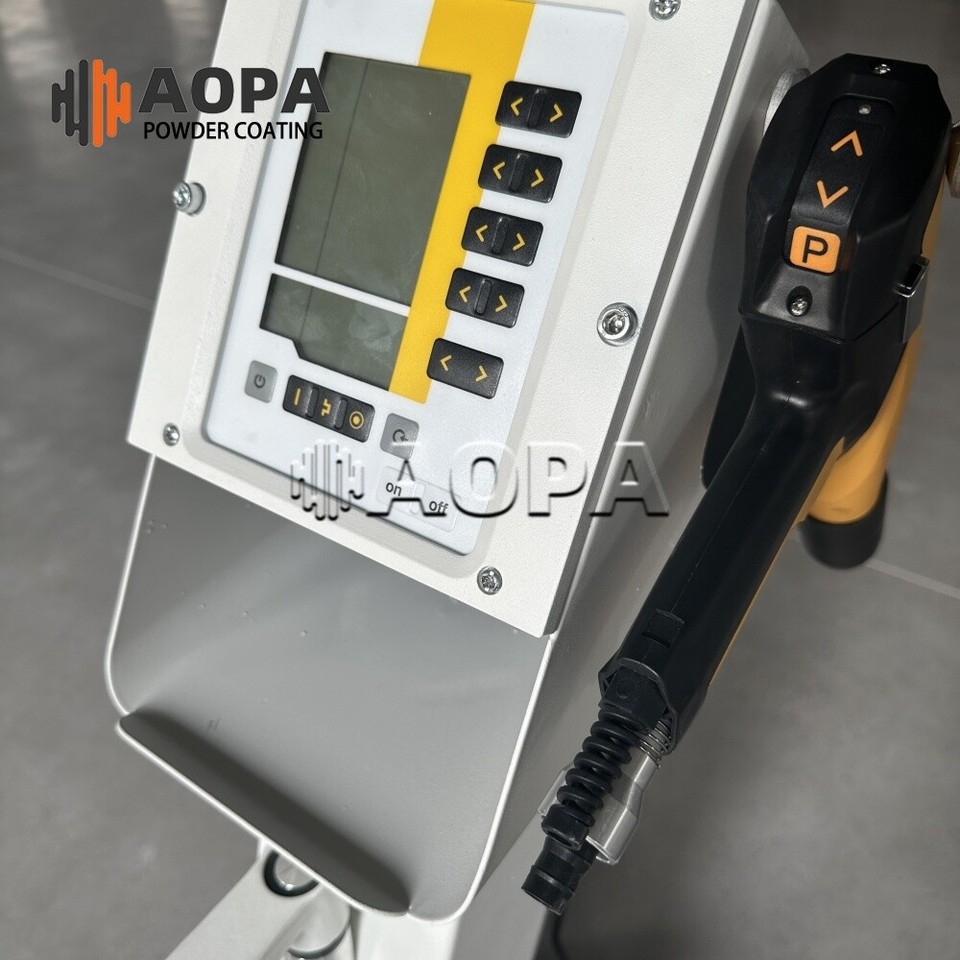 OPT02 PRO B Powder Coating Machine Electrostatic Output Powder Hopper ...