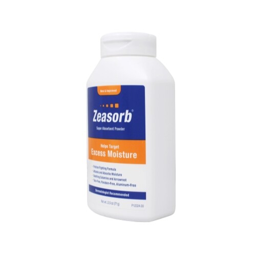 Zeasorb Prevention Super Absorbent Powder Foot Care 2.5 Ounce Bottle ...