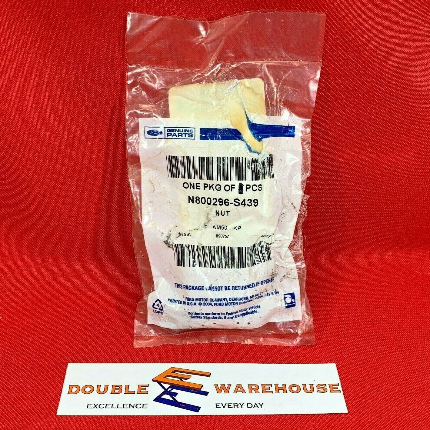 NOS OEM Ford N800296-S439 F-150 Front Bumper-Mount Plate U-nut | eBay