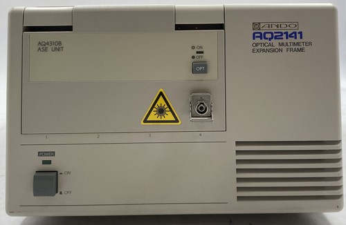 ANDO AQ4310B ASE UNIT WITH AQ2141 OPTICAL MULTIMETER EXPANSION FRAME | eBay