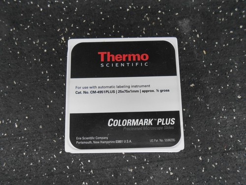 THERMO SCIENTIFIC COLORMARK PLUS CM-4951PLUS PRECLEANED MICROSCOPIC ...