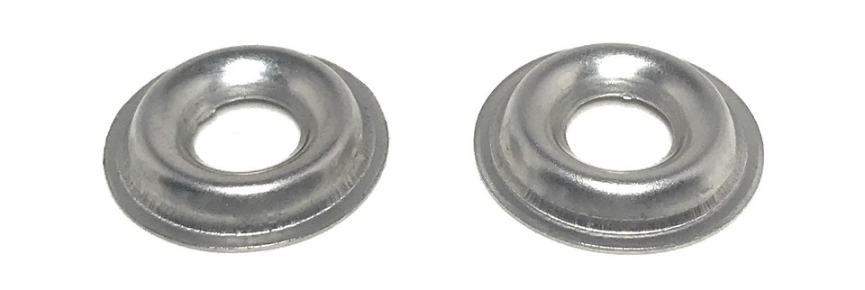 (100) #10 Stainless Steel Flanged Finishing Washers Cup Washers 316 | eBay