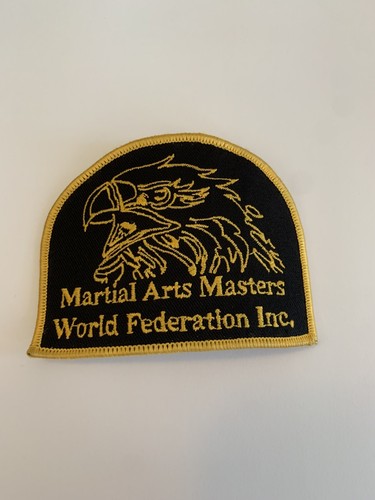 Martial Arts Masters World Federation Inc Patch 3” X 4” | eBay